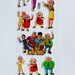 Cartoon Characters Sticker Sheet / Kids Stickers / Cartoon Stickers ...