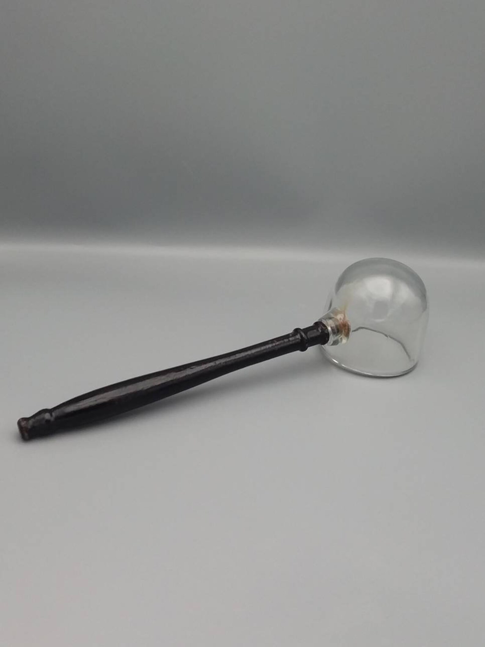 Rare Antique 1890s Marburg Ladle Antique Glass Ladle Antique Wood ...