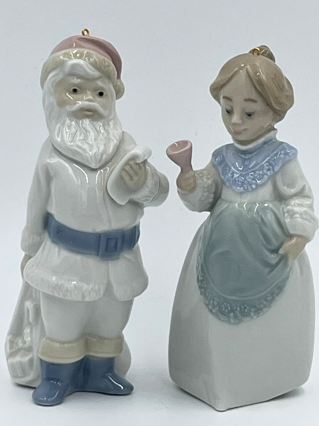 Retired Lladro Santa and Mrs. Claus Figurines Ornaments Vintage Lladro ...