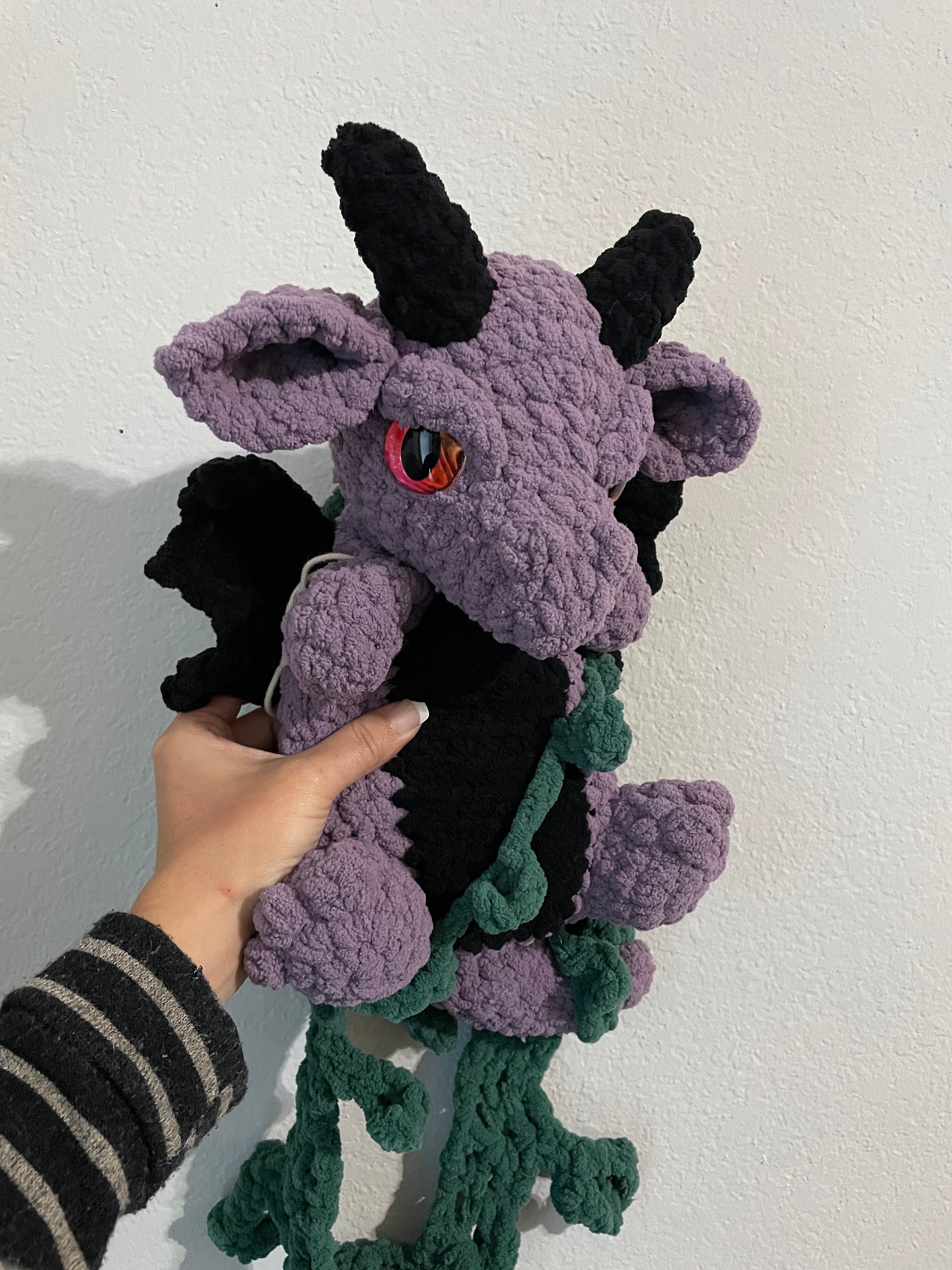 Dragon Pouch With Bat Mod PDF Crochet Pattern - Etsy