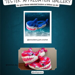 Chunky Shark Slippers PDF Crochet Pattern - Etsy