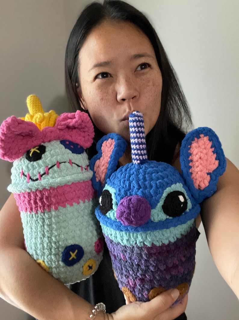 2-in-1 Hawaiian Friends Boba PDF Pattern Bundle - Etsy