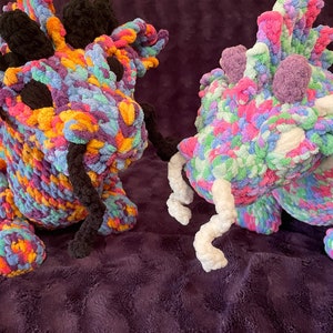 Snuggle Dragon Crochet Pattern PDF - Etsy