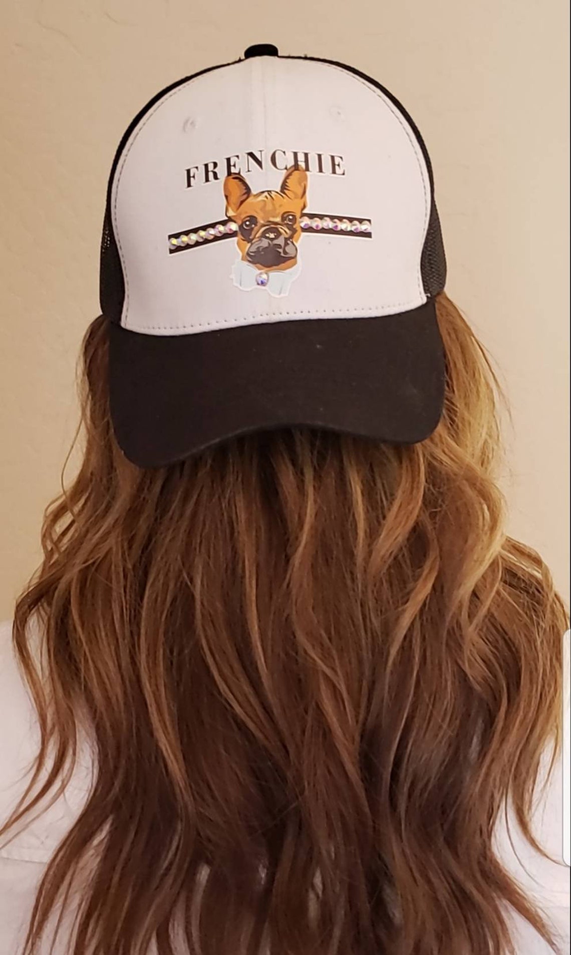 BLING New Cute FRENCHIE Trucker Hat Womens Hat Beach | Etsy