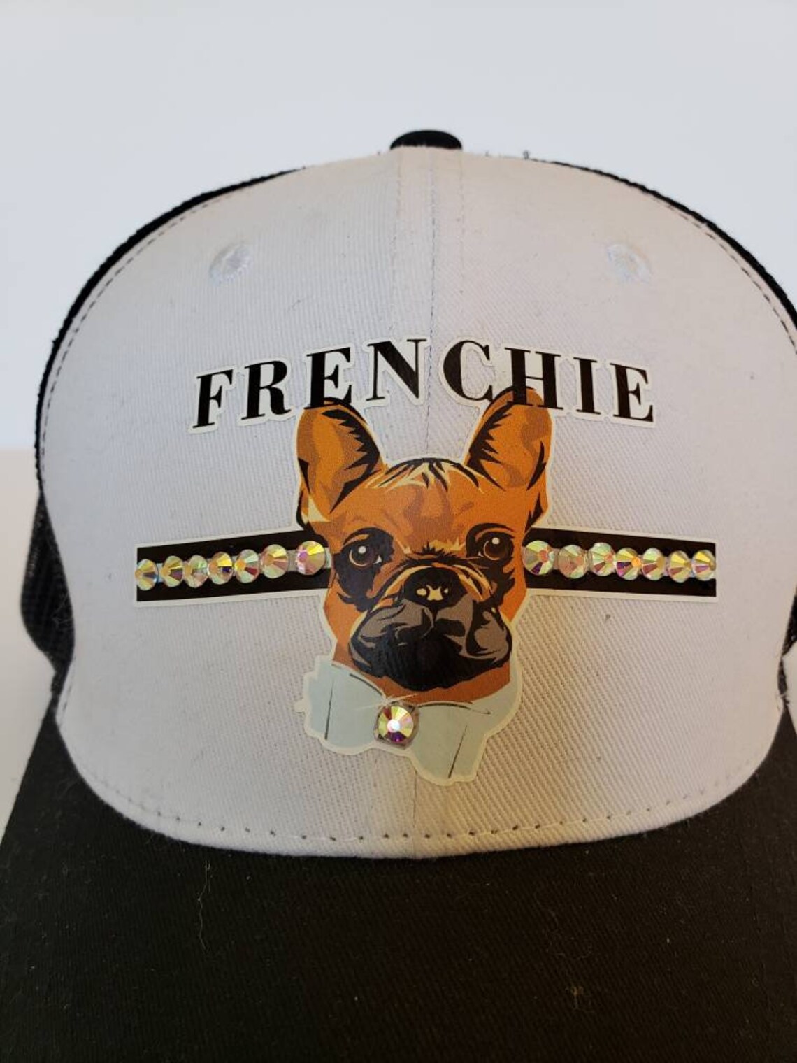 BLING New Cute FRENCHIE Trucker Hat Womens Hat Beach | Etsy