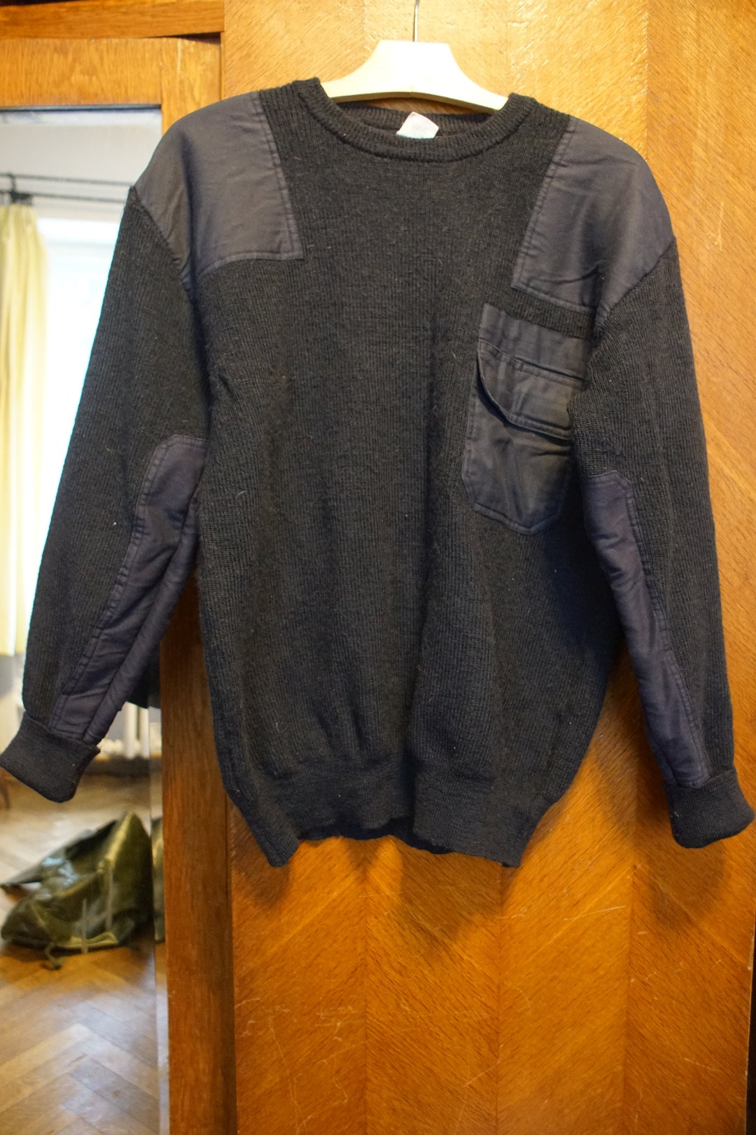 Original German Army Pullover From 80s. in Perfect Condition. Navy Blue ...