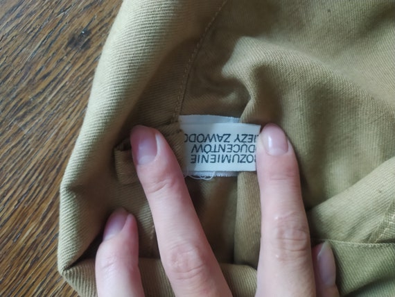 vintage workwear chore jacket communist Poland 80's - Gem
