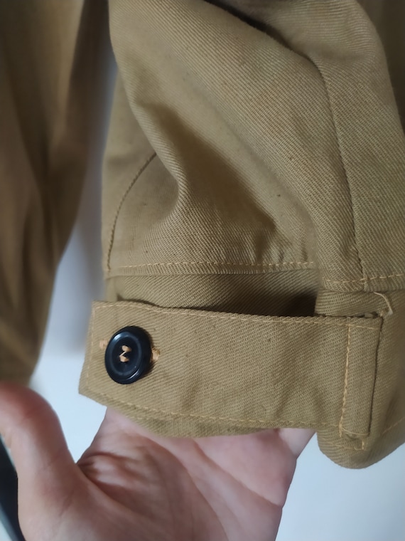 vintage workwear chore jacket communist Poland 80's - Gem