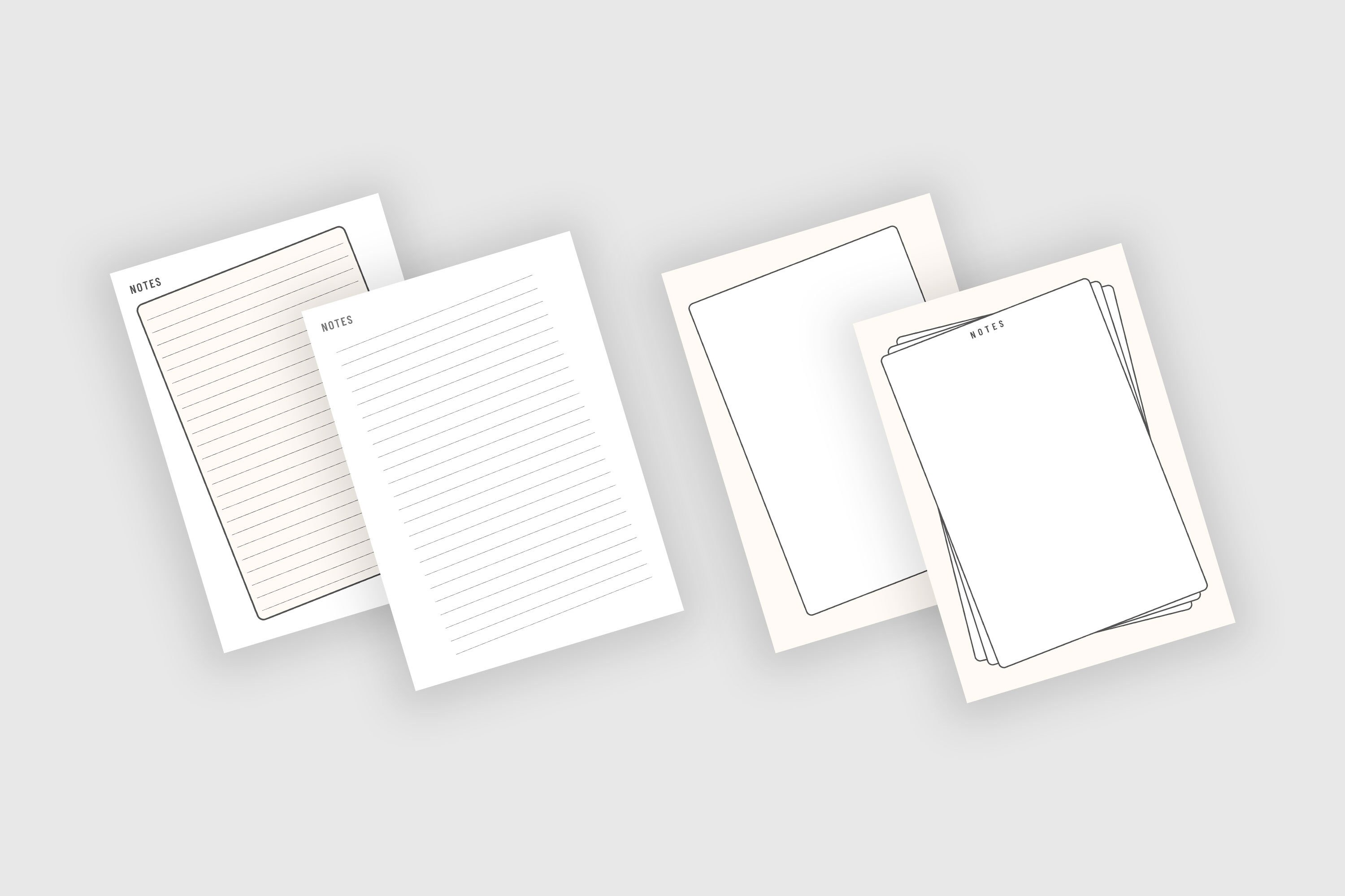 Student Note Taking Template Writing Paper Lined Notes - Etsy