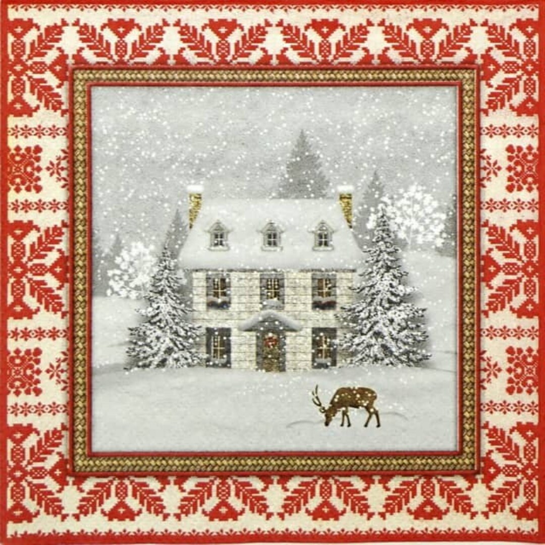 20 X Cosy Home Paper Napkins for Decoupage Scrapbooking, Papercraft ...