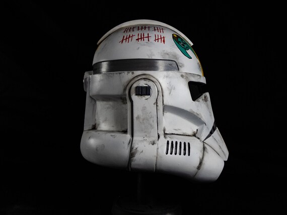 WAXER Clone Trooper Star Wars Helmet DAMAGED / Animated TCW Series ... WAXER Clone Trooper Star Wars Helmet DAMAGED / Animated TCW Series ...