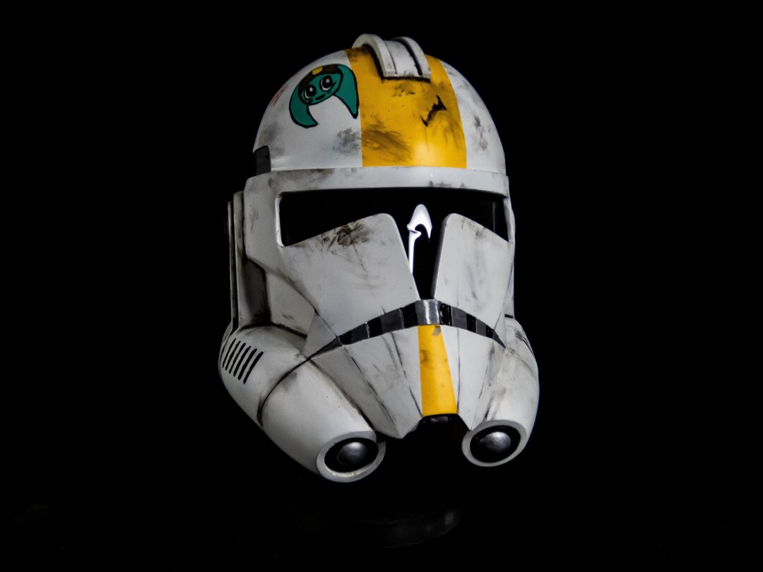 WAXER Clone Trooper Star Wars Helmet DAMAGED / Animated TCW - Etsy WAXER Clone Trooper Star Wars Helmet DAMAGED / Animated TCW - Etsy