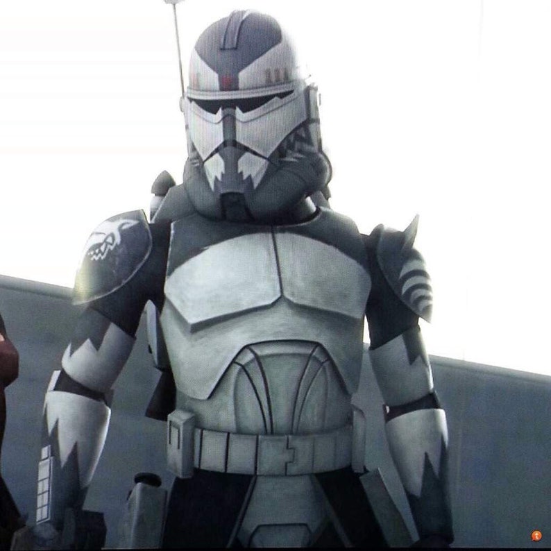 Commander Wolffe Phase 2 Clone Trooper Helmet Weathered Wolf Etsy