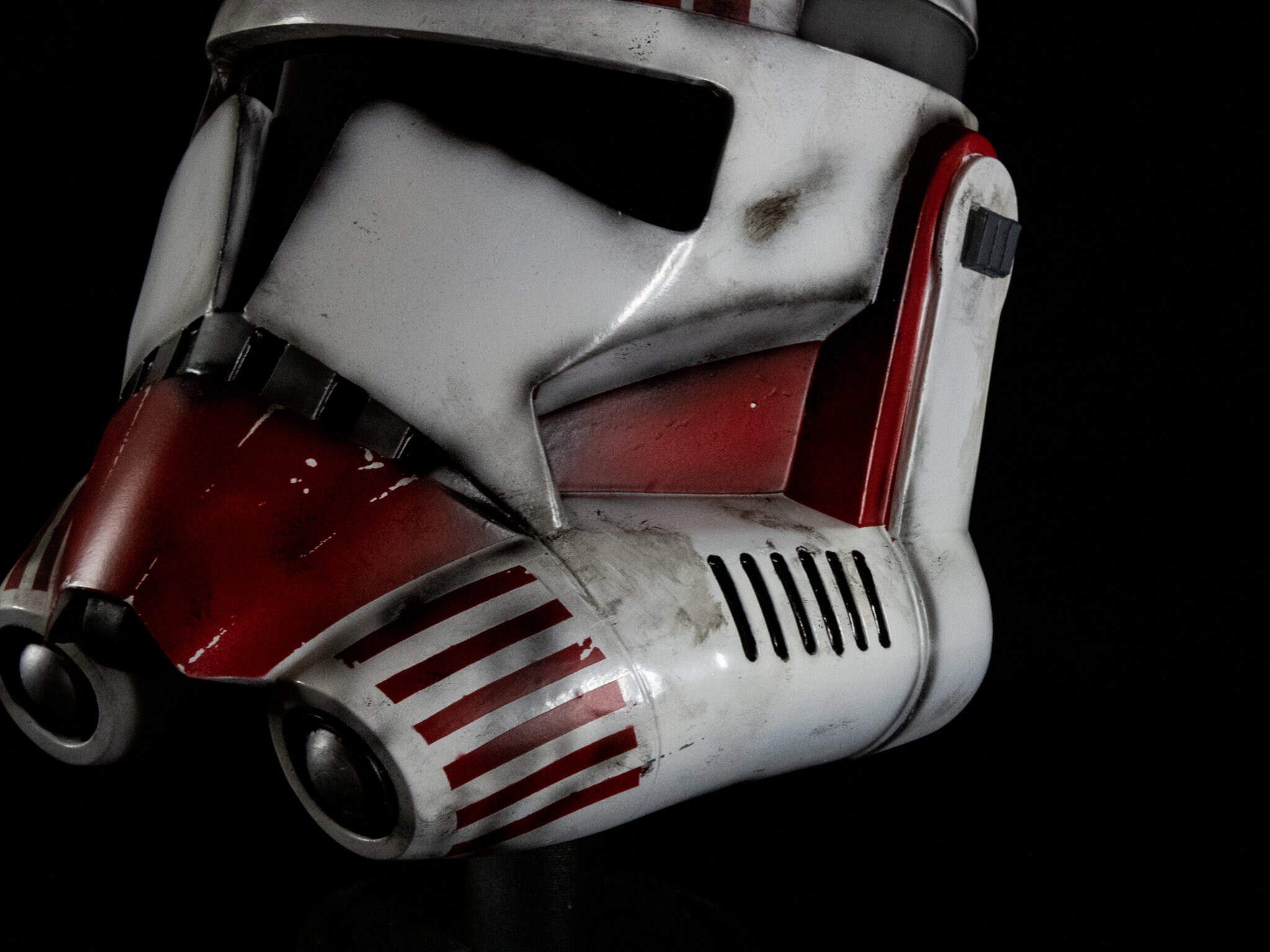 SHOCK TROOPER HELMET Clone Trooper Helmet / Animated Tcw Series Helmet ...