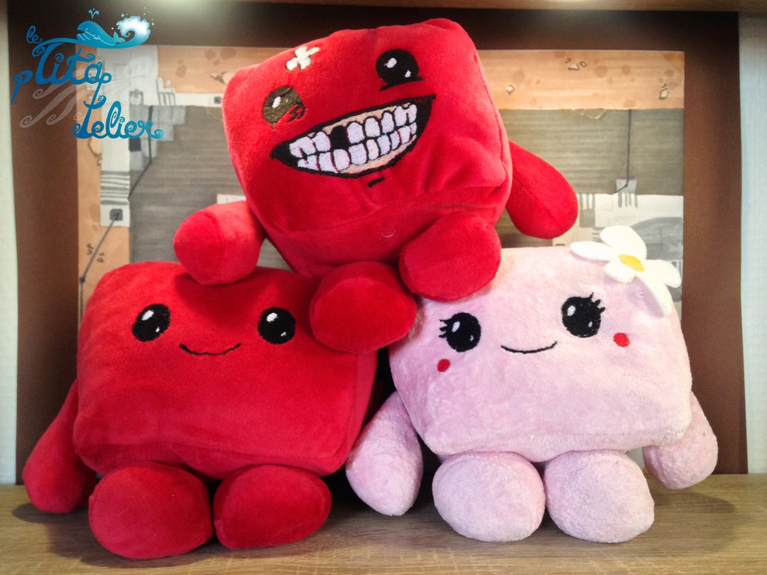 Meat Boy & Bandage Girl Plush - Etsy