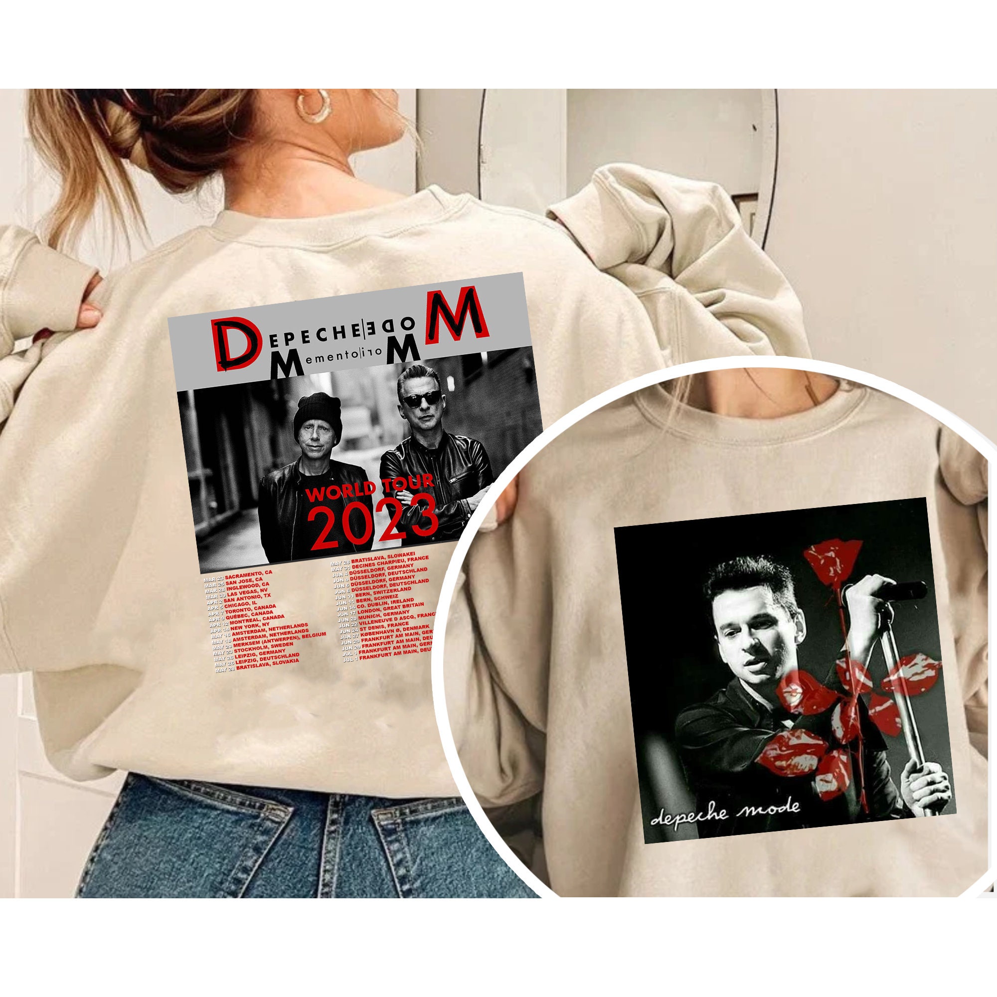 Depeche Mode Memento Mori World Tour 2023 Shirt, Depeche Mode Tour 2023 ...