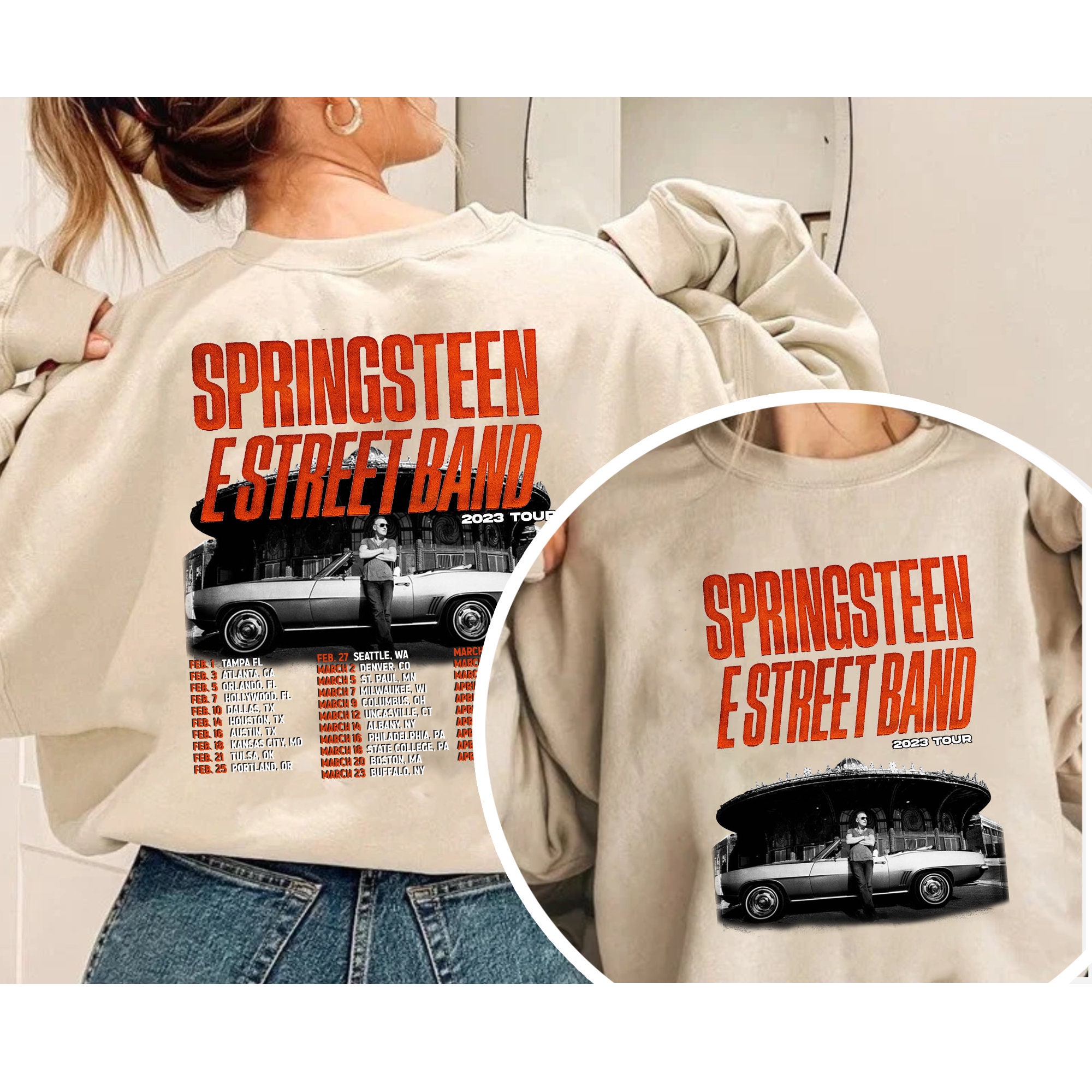 Bruce Springsteen And The E Street Band Tour 2023 Shirt, Springsteen E ...