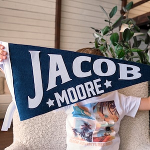 Custom Pennant Vintage Style Pennant Felt Pennant Flag - Etsy