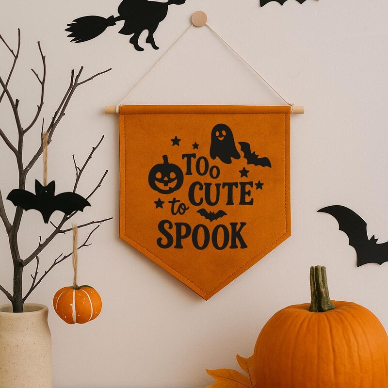 Halloween Pennant Flag - Etsy