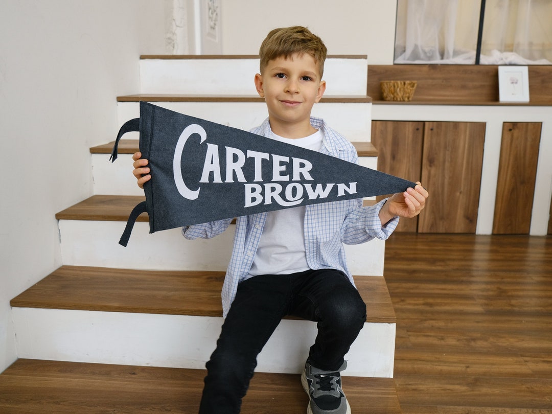 Custom Pennant Name Pennant Vintage Style Pennant Name - Etsy