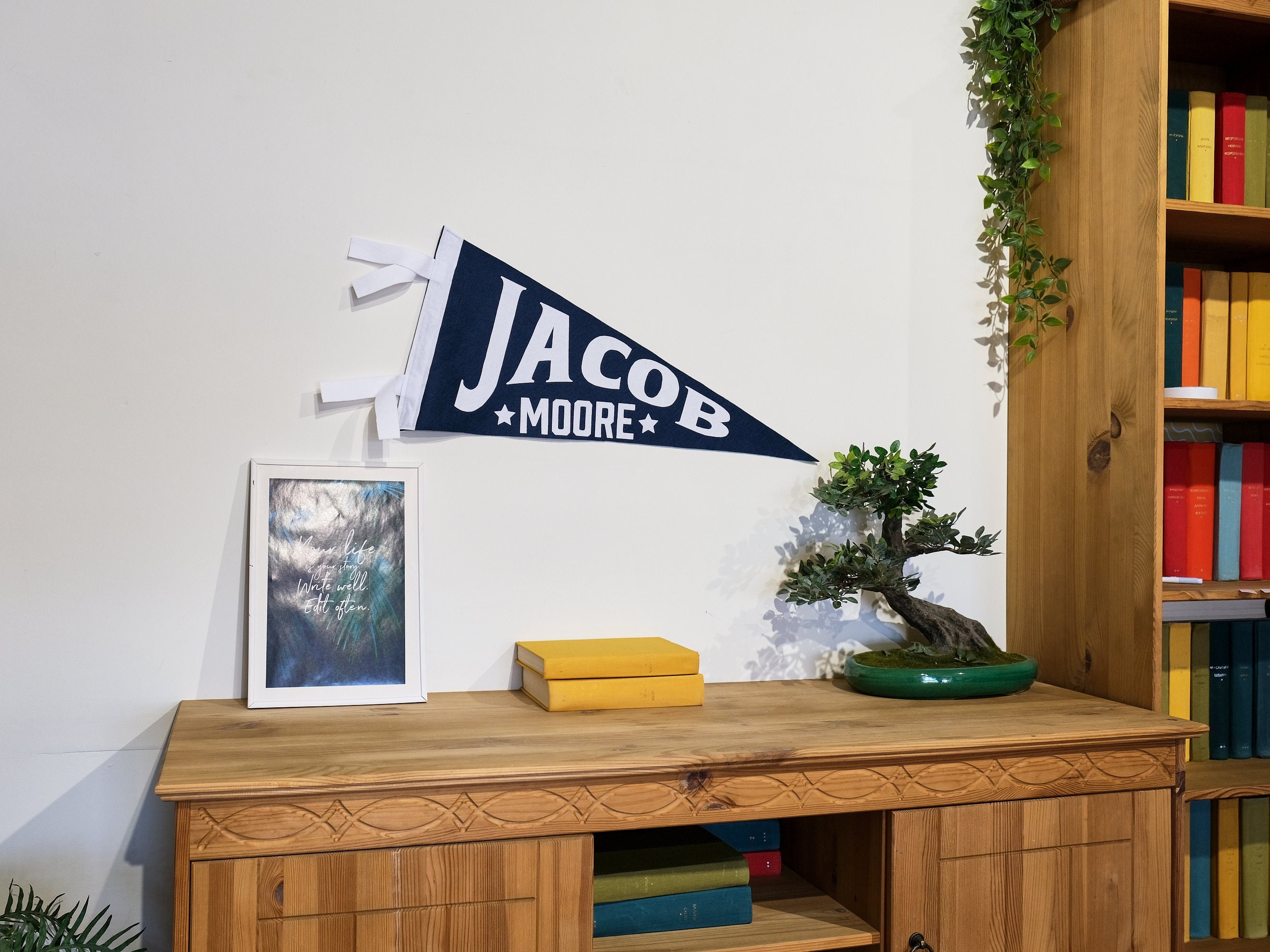 Custom Pennant Vintage Style Pennant Felt Pennant Flag - Etsy