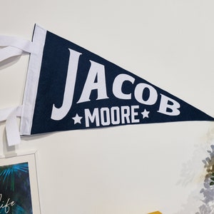 Custom Pennant - Vintage Style Pennant - Felt Pennant Flag - Large ...