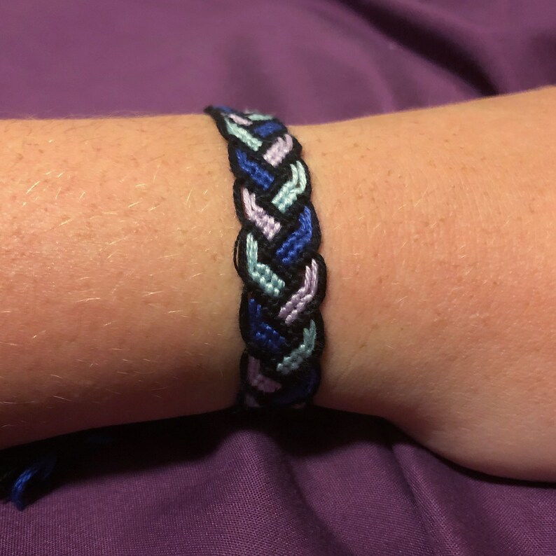 Braid Bracelet Knotted Custom Colors - Etsy
