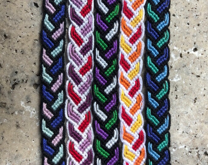 Braid Bracelet, Knotted, Custom Colors - Etsy