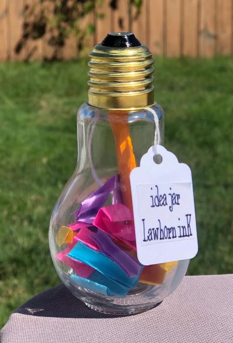 Lightbulb Idea Jar - Etsy