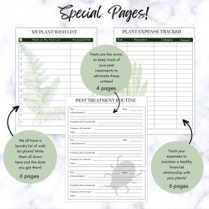 Plant Chores Planner | Houseplant Planner | Plant Parent Gift | Plant ...