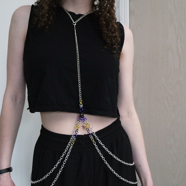 Mens Body Chain - Etsy