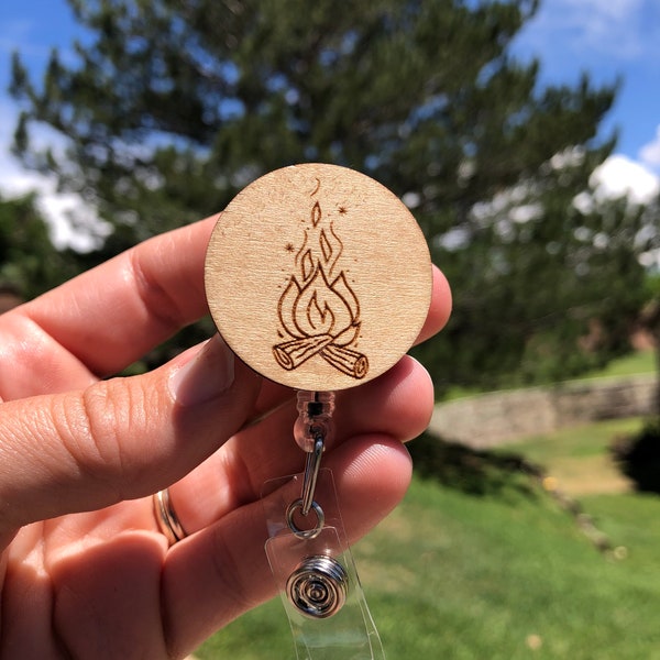 Campfire Badge - Etsy