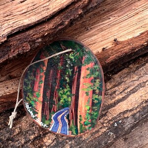 Redwood National Park Wood Slice Ornament - Etsy