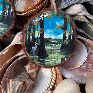 Everglades National Park Wood Slice Ornament - Etsy