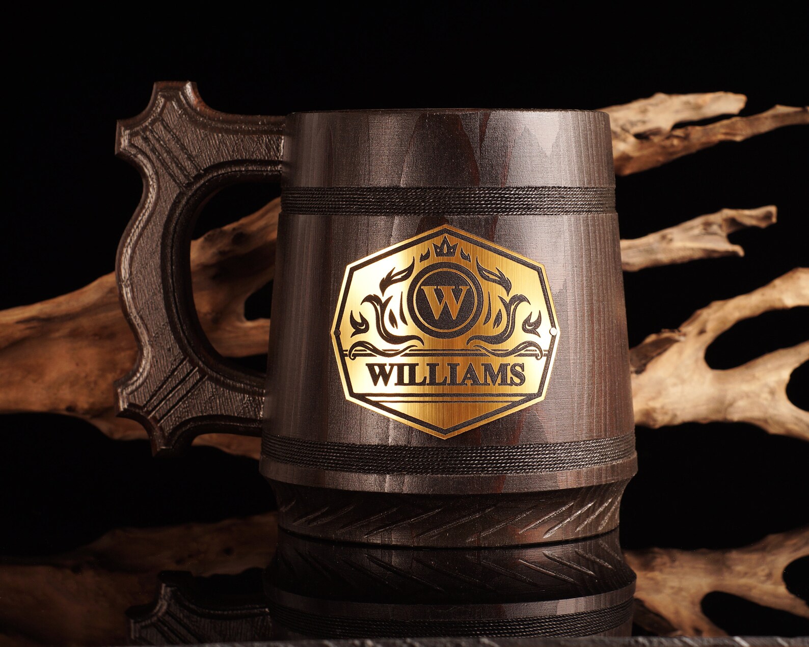 Personalized Wooden Tankard Groomsmen Gift Beer Stein - Etsy