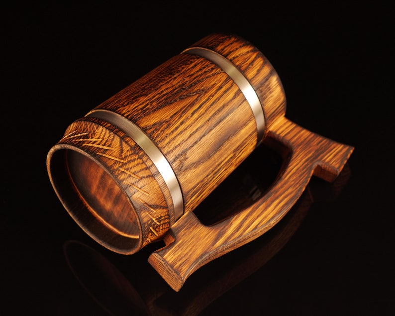 Personalized Beer Mug Wooden Tankard Groomsmen Gift Wedding - Etsy