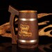 Wooden Beer Stein Custom Engraved Beer Mug Personalized - Etsy