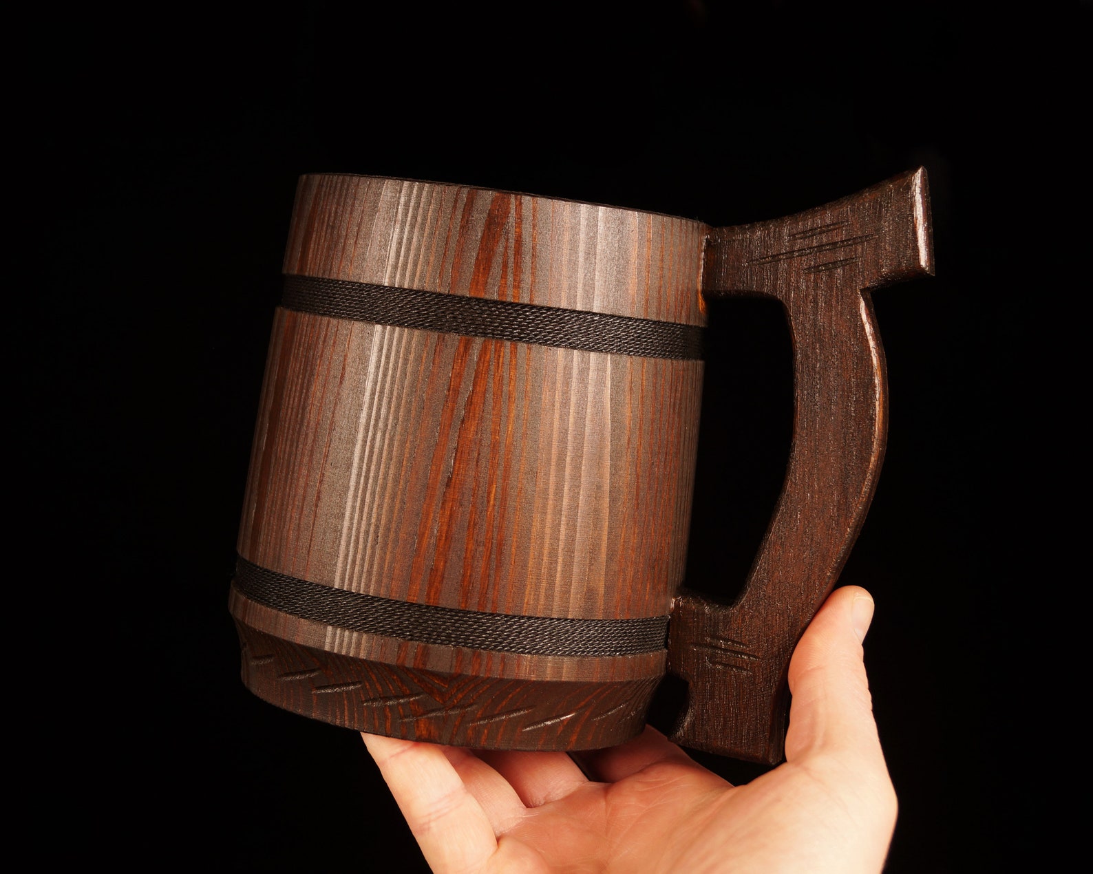 Personalized Wooden Tankard Groomsmen Gift Beer Stein - Etsy