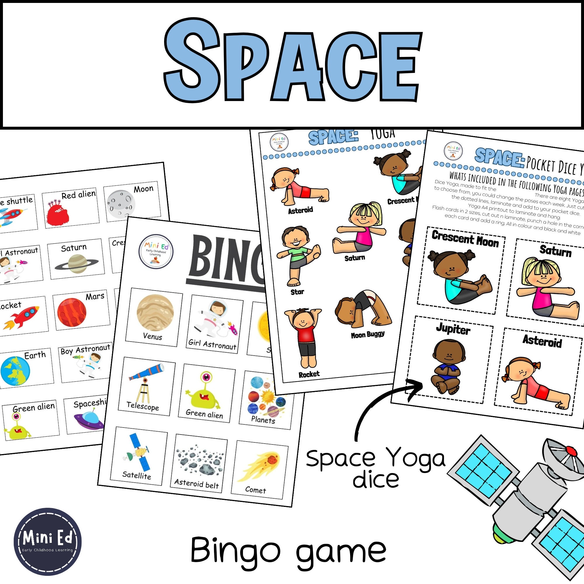Exploring Space: Canva-editable Template..eylf Unit Study..family ...