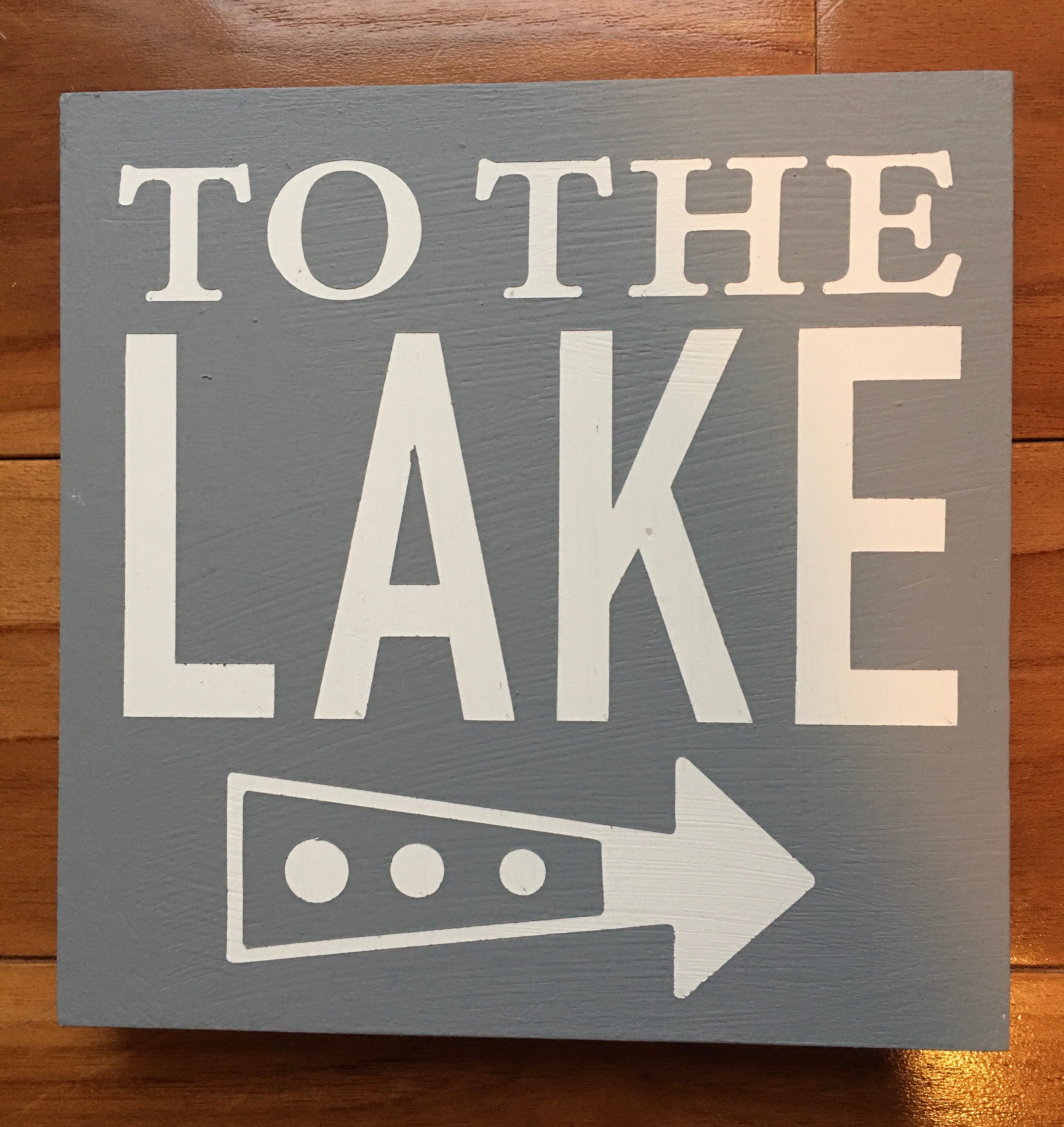 To the Lake Arrow Wood Sign/To The Lake/To The Lake Sign/Lake House ...