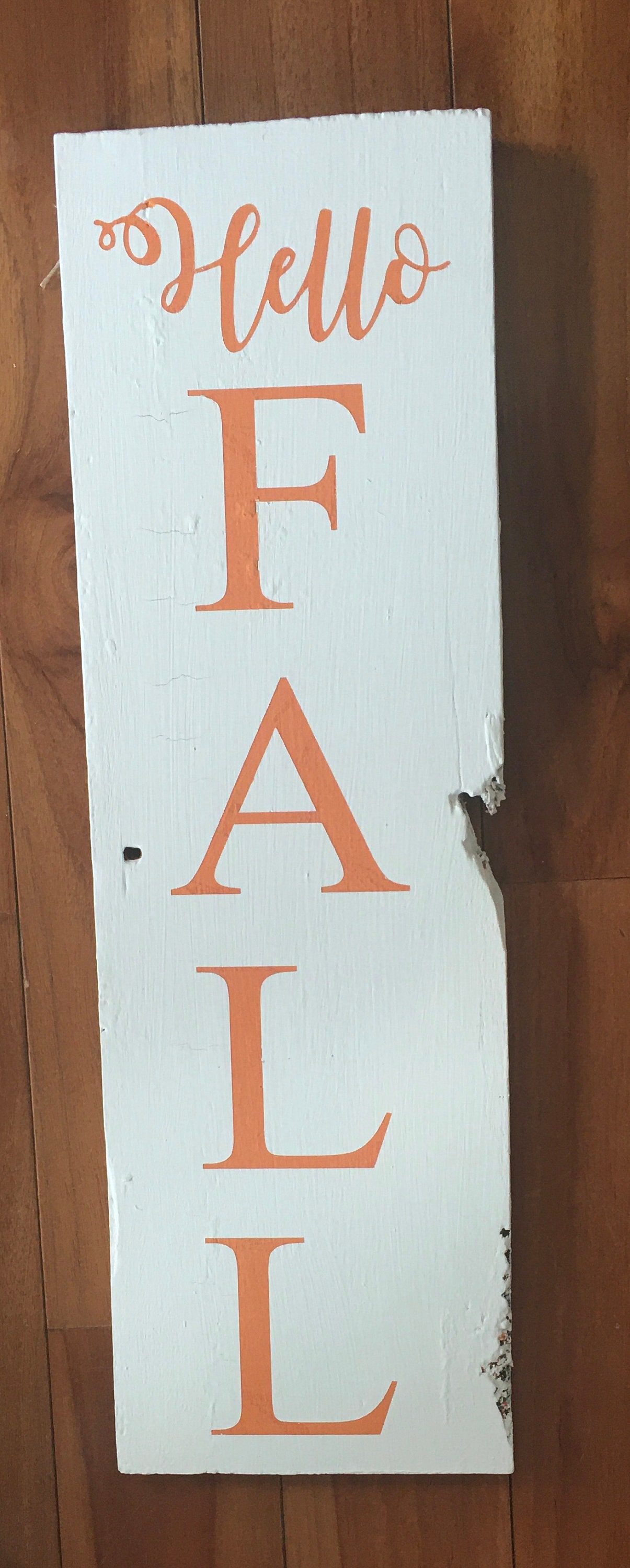 Hello Fall Wood Sign/Fall Decor/Wood Fall Sign/Hello Fall - Etsy.de