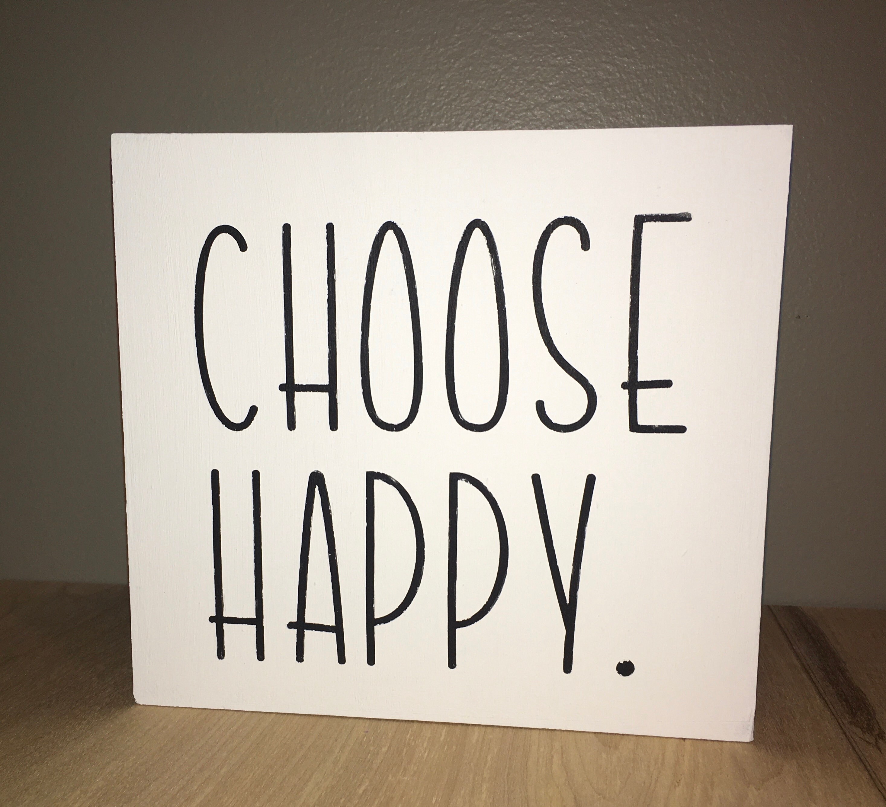 Choose Happy Wood Sign/Choose Happy/Choose Happy Sign/Choose | Etsy