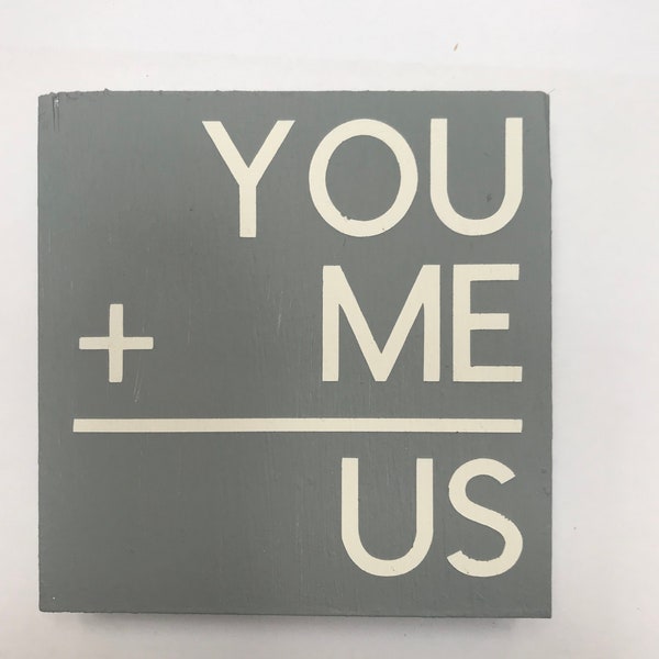 You and Me Sign - Etsy