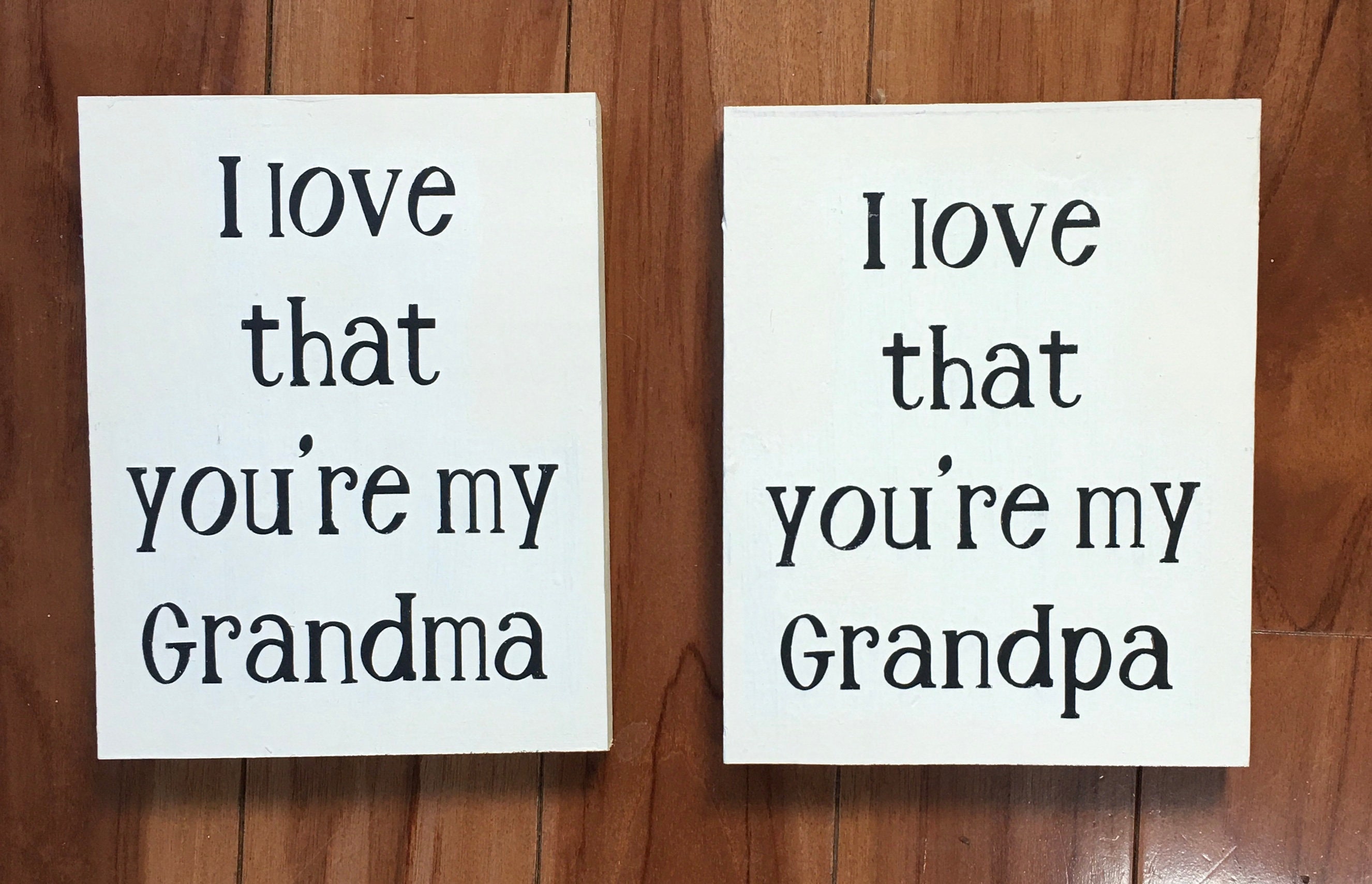 I Love That You're My Grandma/I Love That You're My Grandpa/Grandma ...