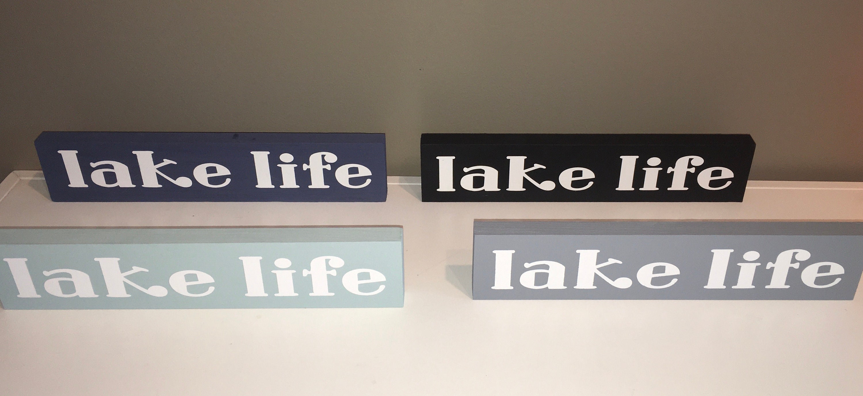 Lake Life Sign/Lake Decor/Lake House Decor/Wood Lake Sign/Lake | Etsy