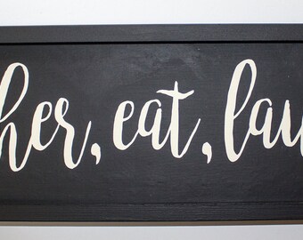 Gather Eat Laugh - Etsy