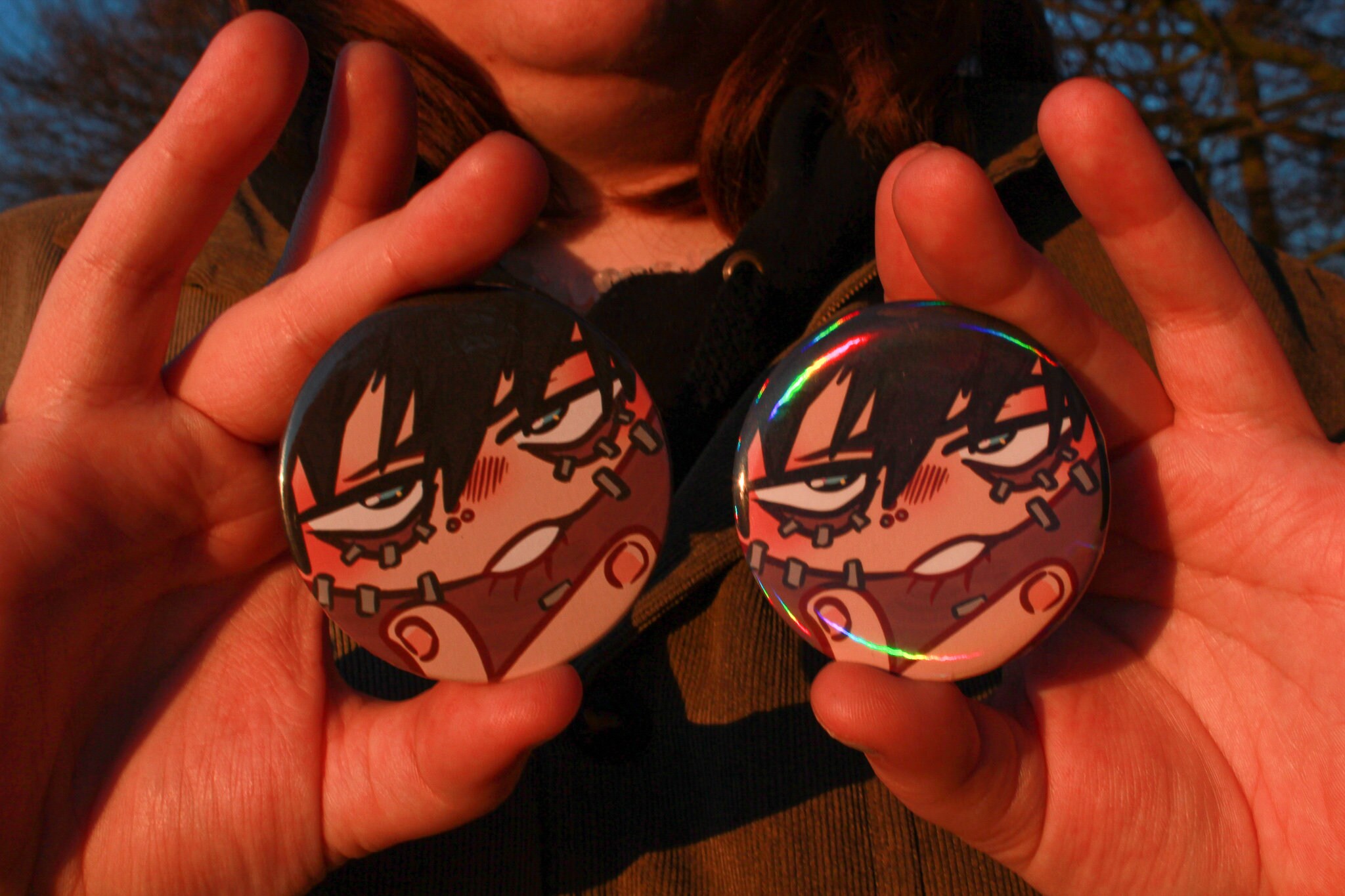 MHA SIMP FACE Buttons My Hero Academia Simp League of - Etsy UK