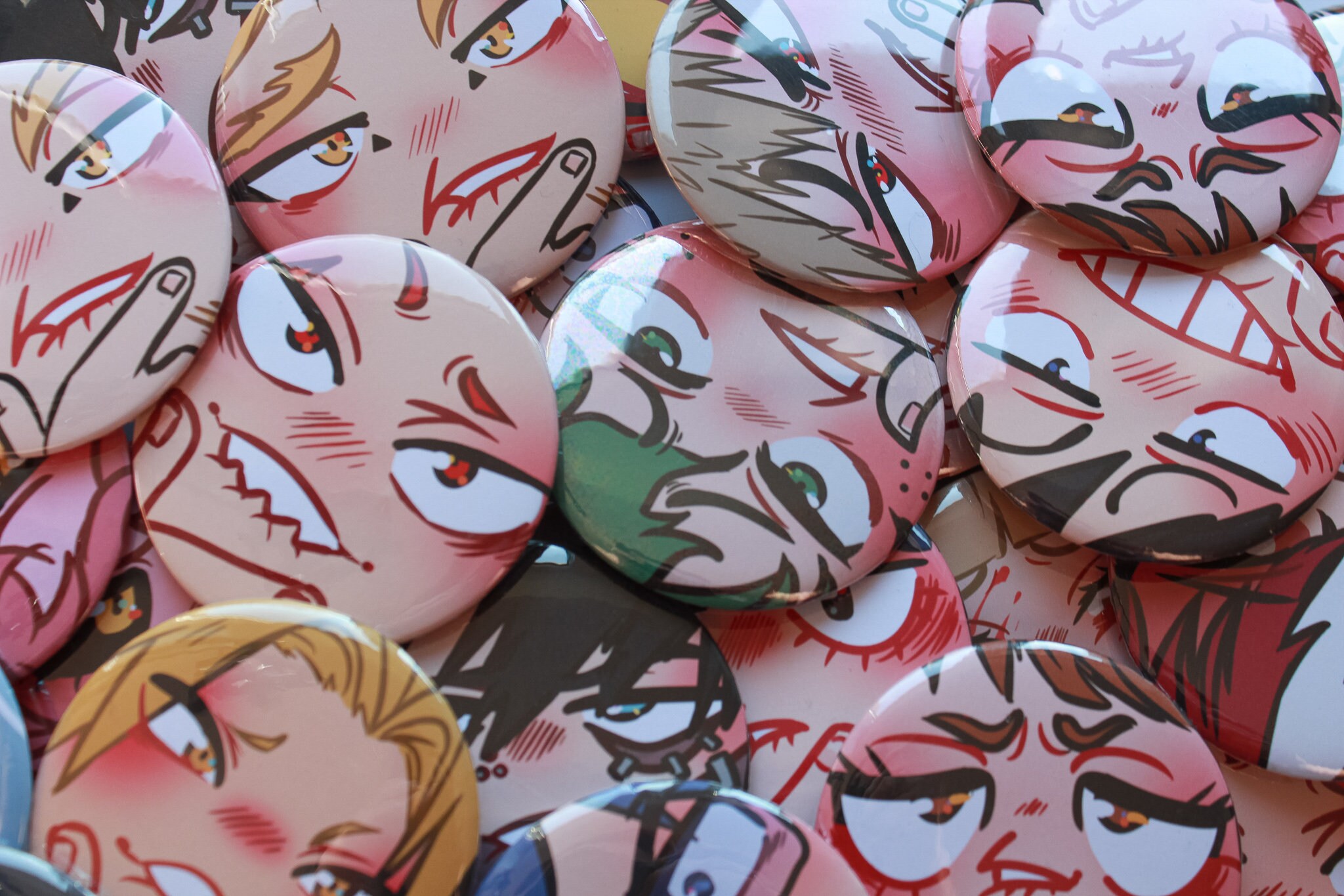 MHA SIMP FACE Buttons My Hero Academia Simp League of - Etsy UK