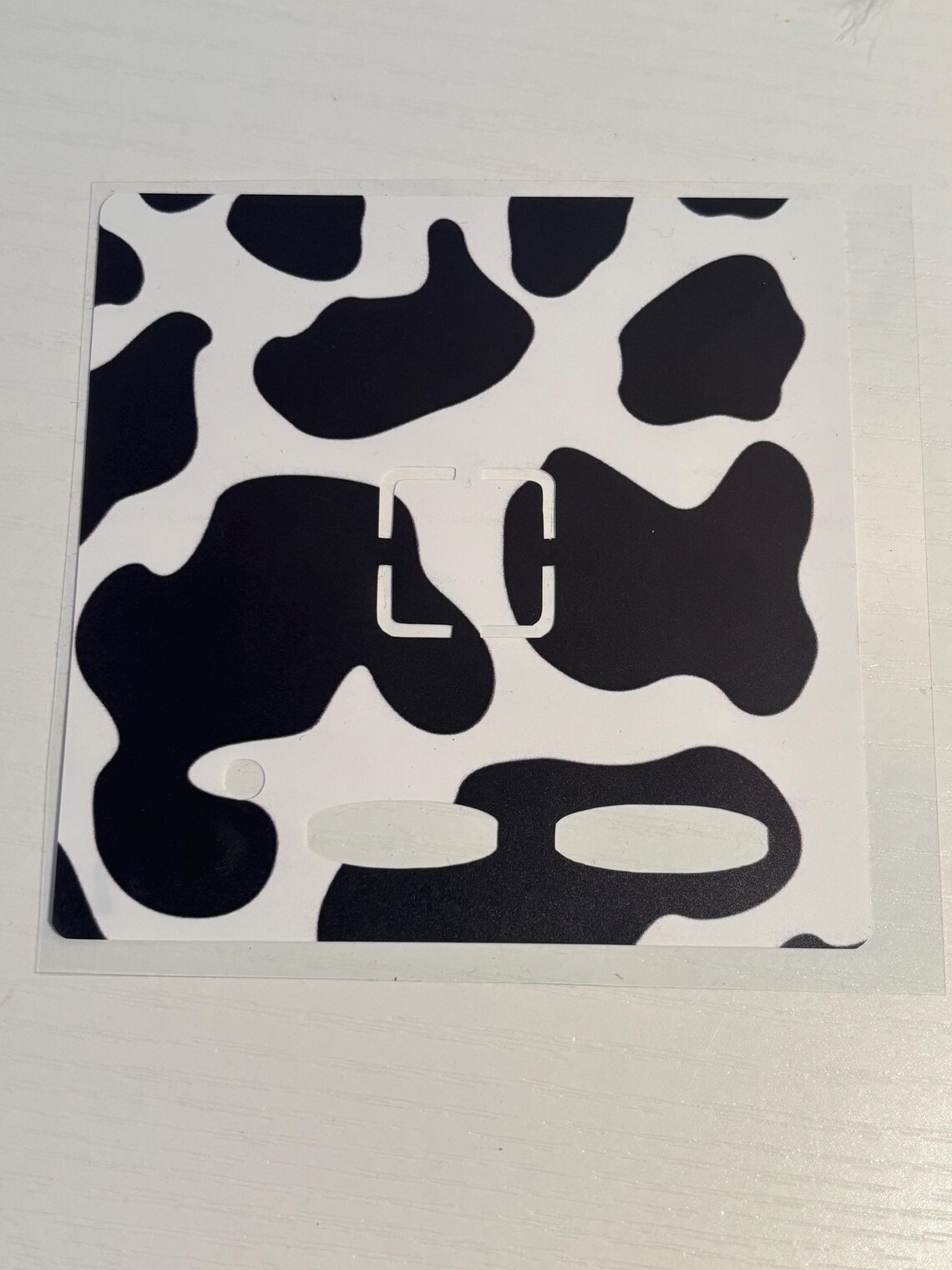 Cow Print Toniebox Decal Cover - Etsy