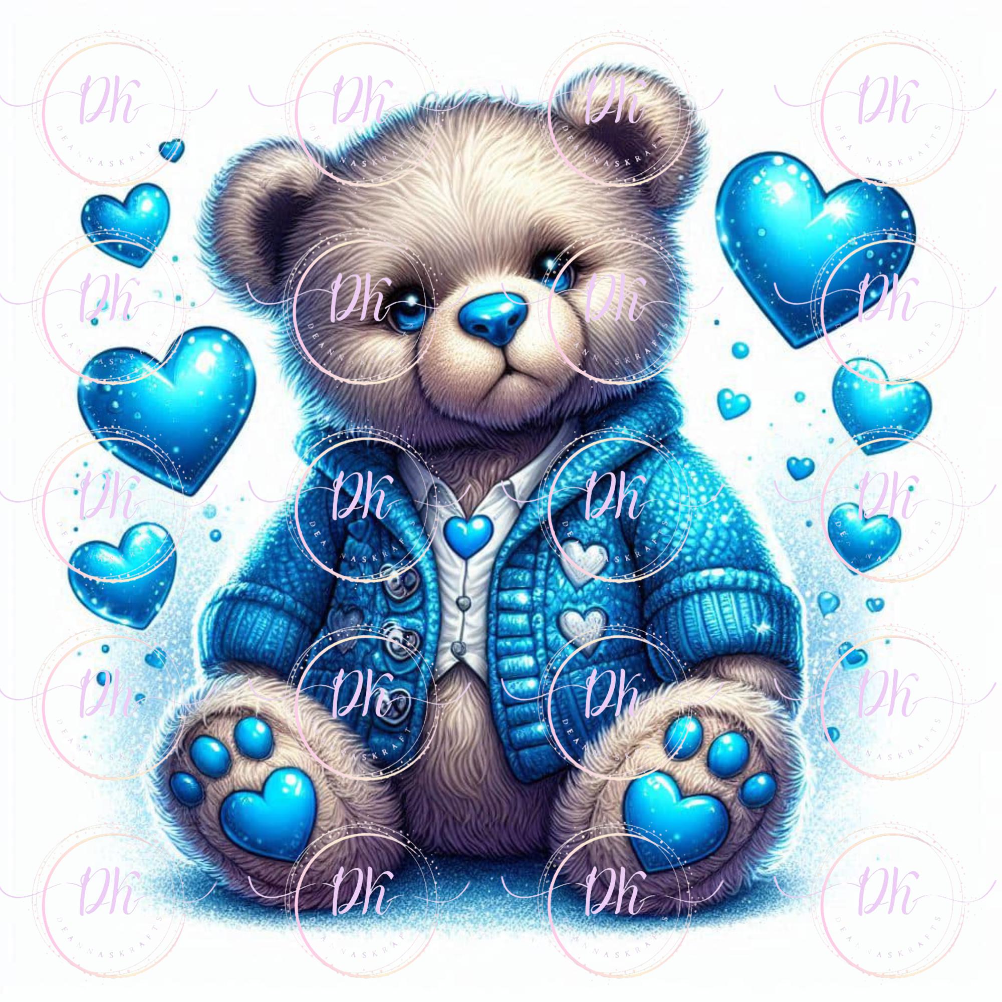 Valentine's Day Bears Clipart, Teddy Bears PNG, Animal Love Clipart ...